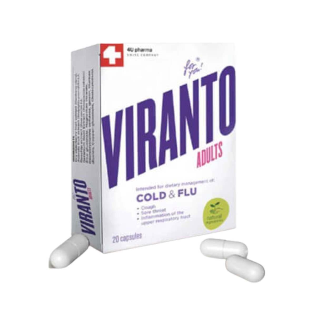 4U Pharma Viranto Adults kapsule, 20 kapsula - Li-pharma | Vaša online ...