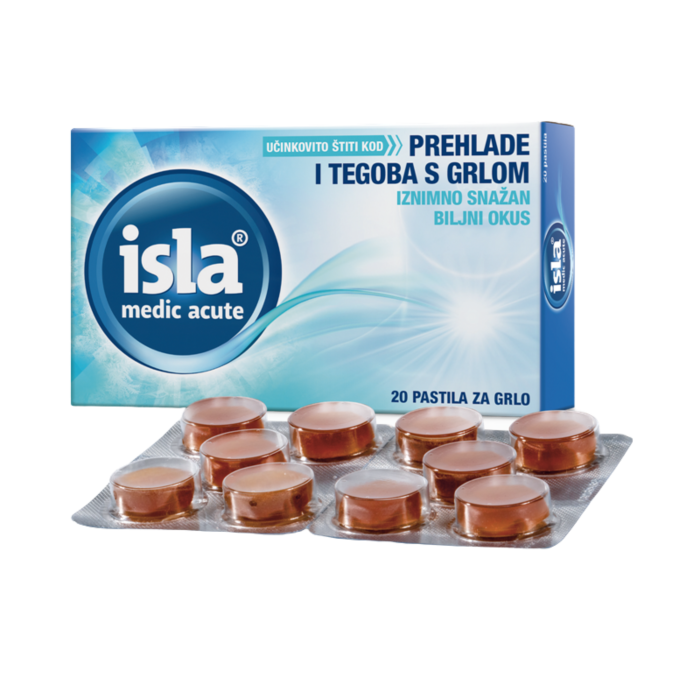 isla® medic acute, 20 pastila - Li-pharma | Vaša online apoteka