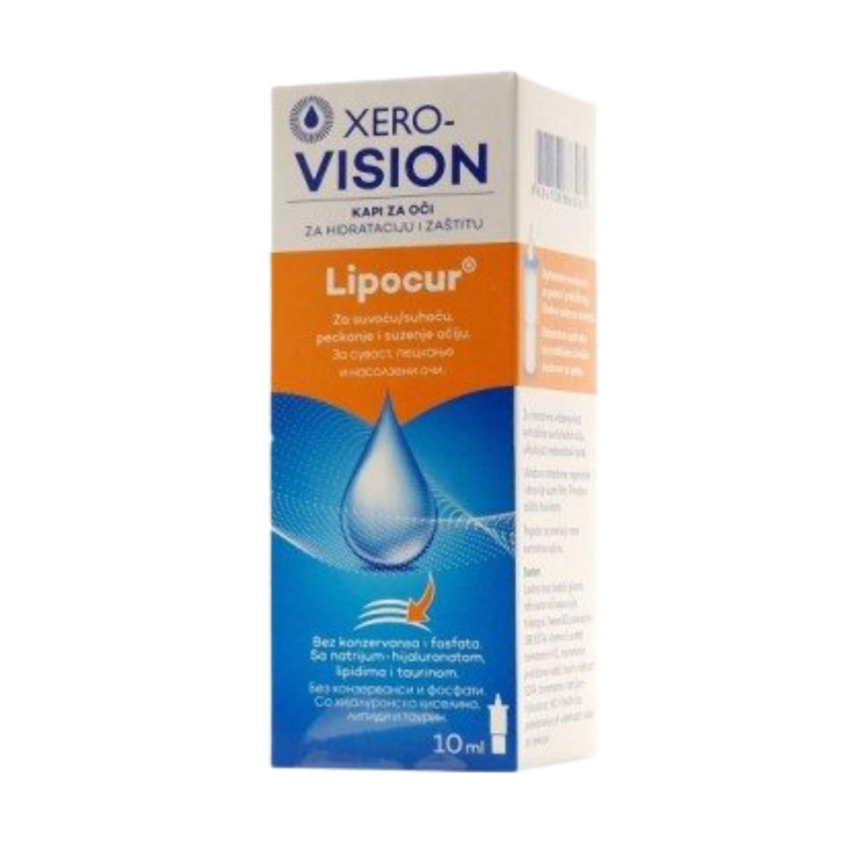 Xero-Vision Lipocur kapi za oči, 10 ml - Li-pharma | Vaša online apoteka
